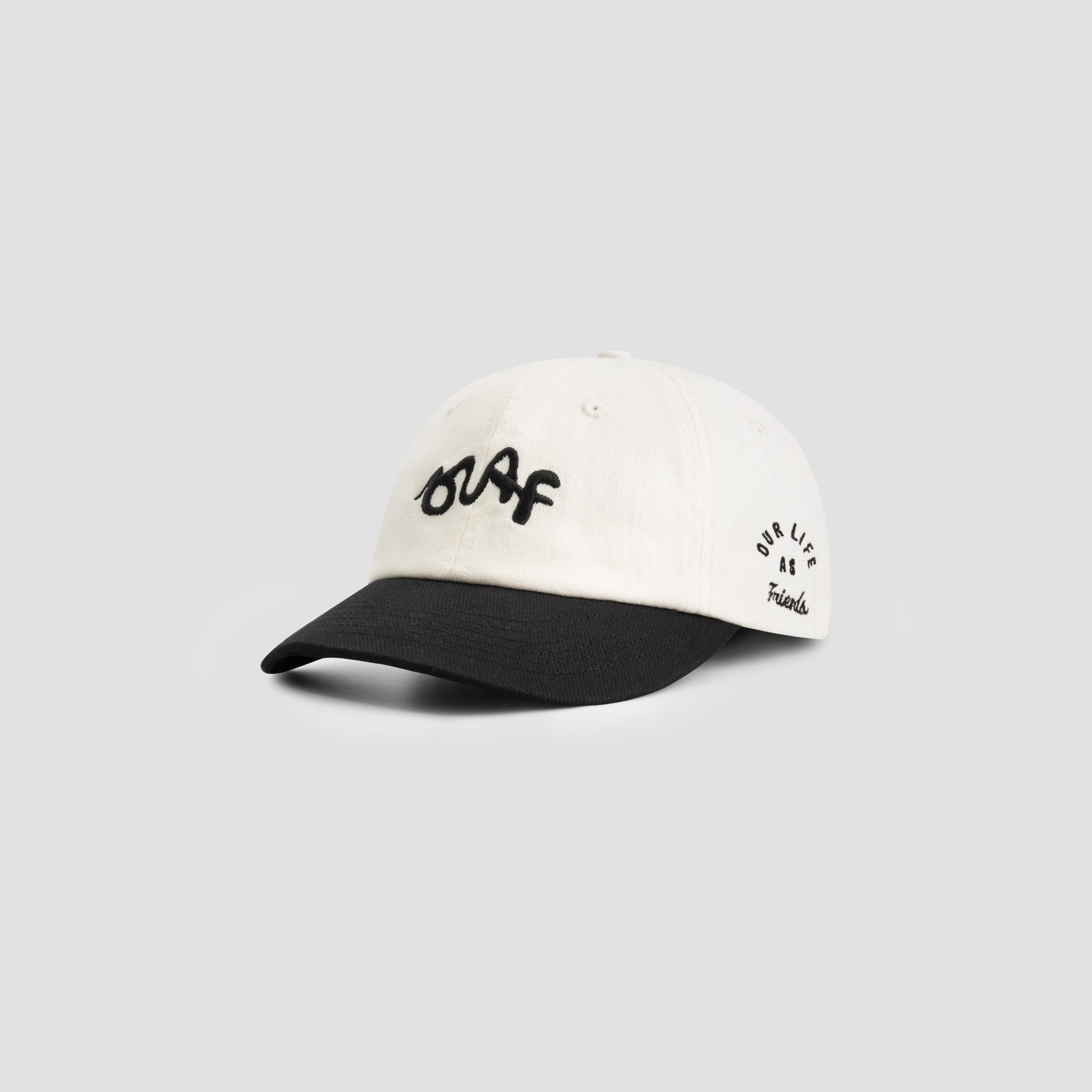 Varsity Cap - Off White/Black – OLAF