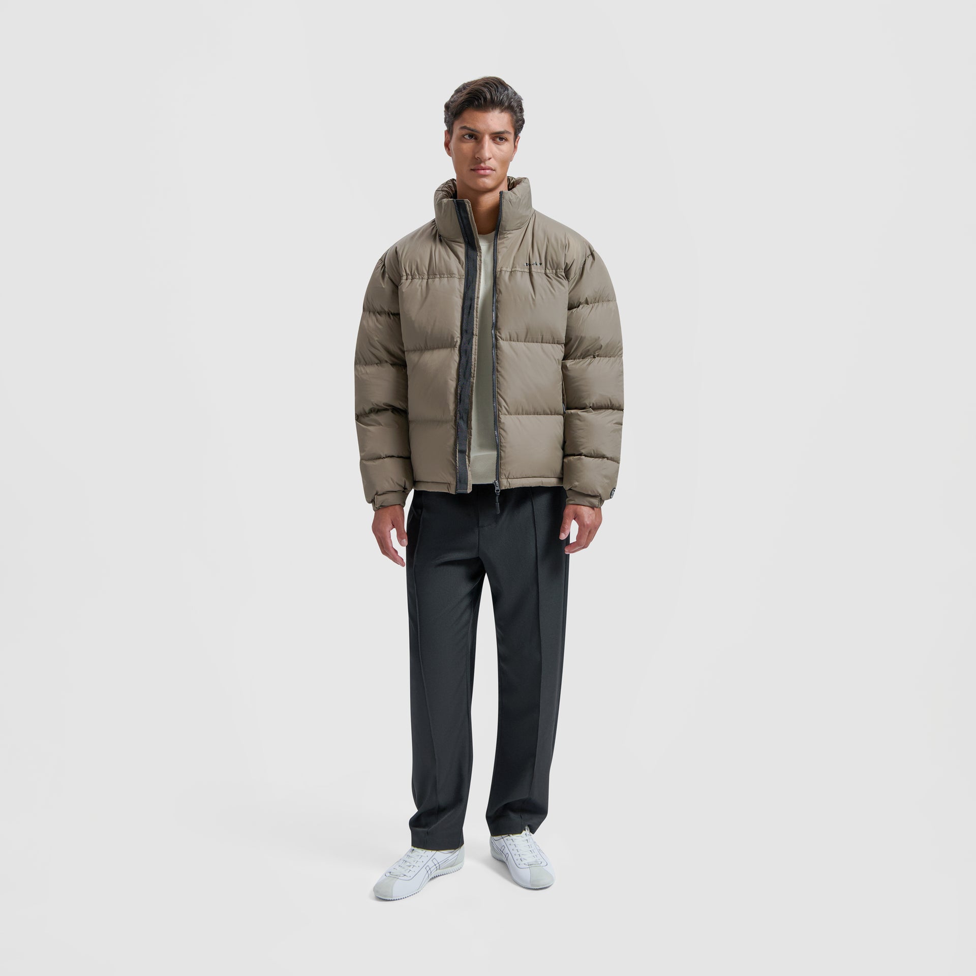Puffer Jacket - Taupe – ØLÅF